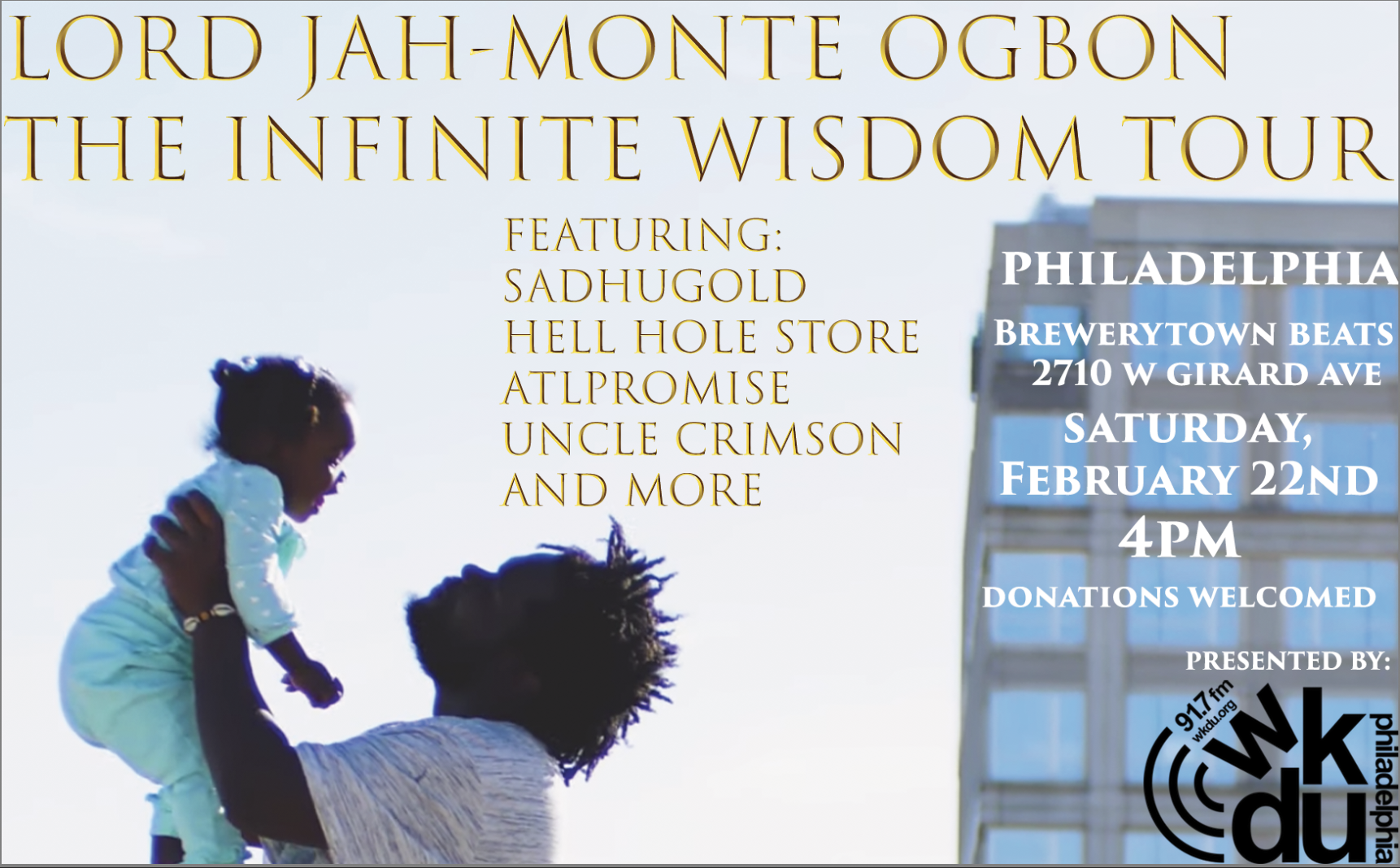 WKDU Presents: Lord Jah-Monte Ogbon The Infinite Wisdom Tour | WKDU ...